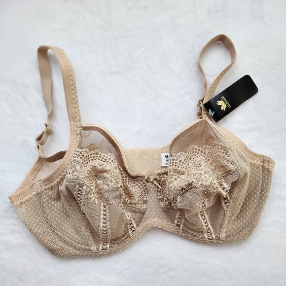 Wacoal | Intimates & Sleepwear | Ladies Wacoal Underwire Lace Bra Beige ...